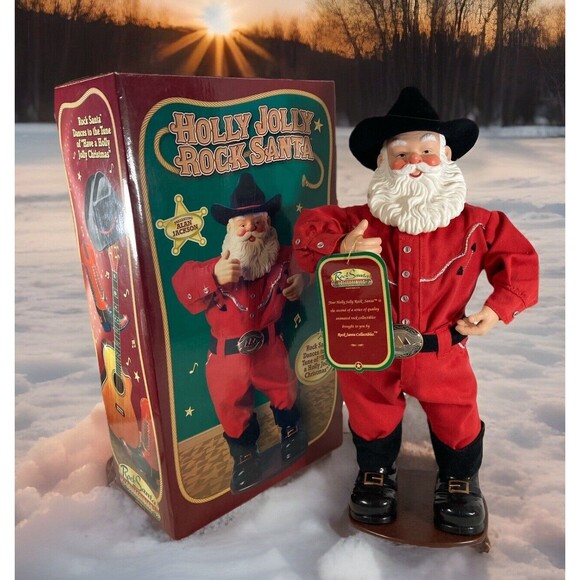 Christmas Fantasy | Holiday | 999 Christmas Fantasy Holly Jolly Rock Santa Animated Plays Alan ...
